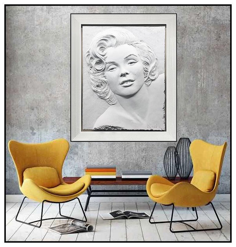 Bill Mack - Bill Mack Marilyn Monroe Bonded Sand Sculpture Legend Hand ...