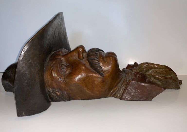 Bill Nebeker - Bronze Cowboy Wall Mount edition # 13/25, LARGE 19" For ...