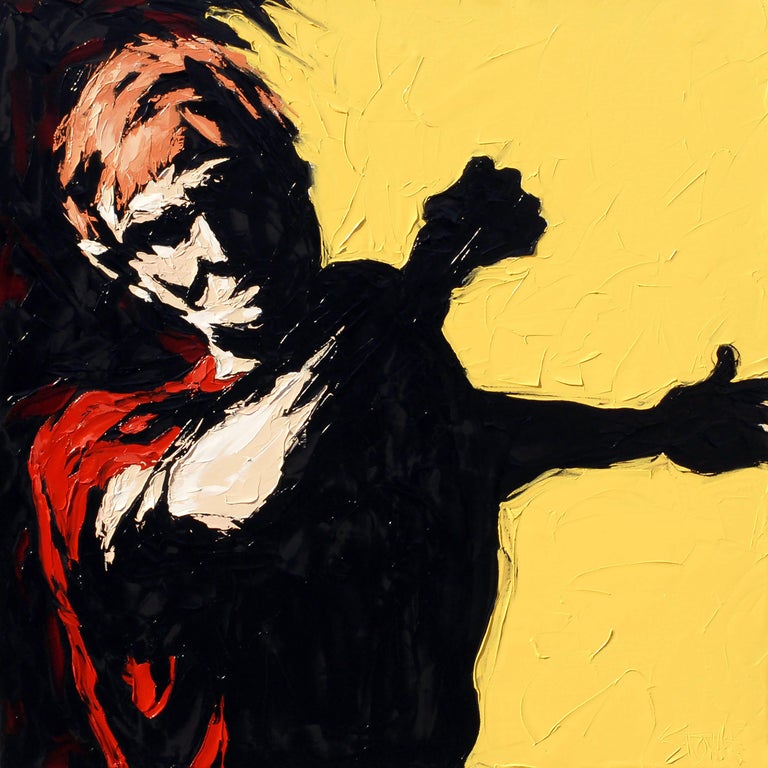 Bill Stone - BACKFIST, Painting, Oil on Canvas For Sale at 1stDibs