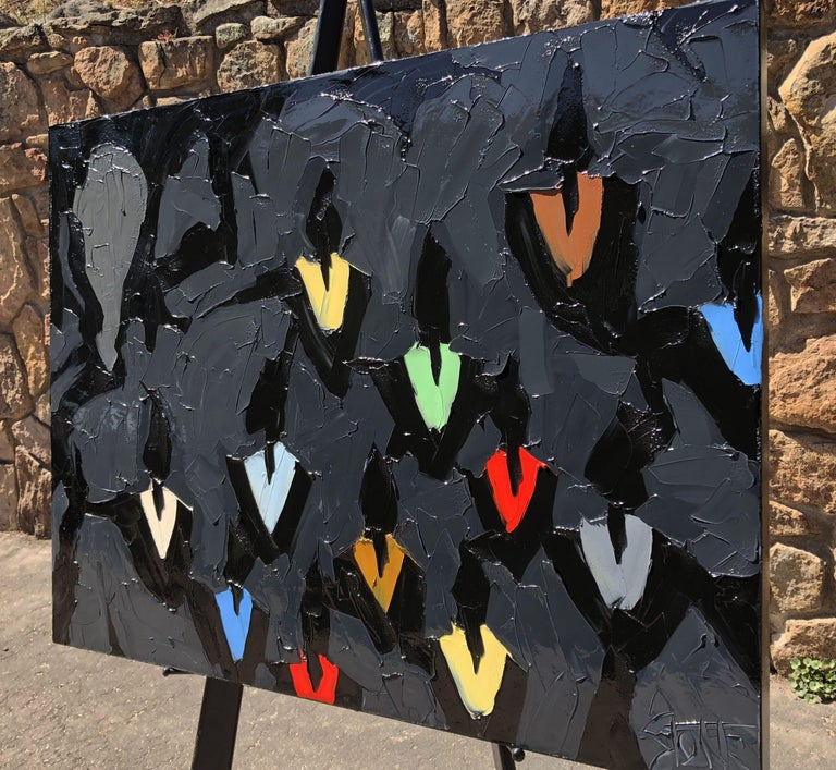 Bill Stone - CONNECTED, Painting, Oil on Canvas For Sale at 1stDibs