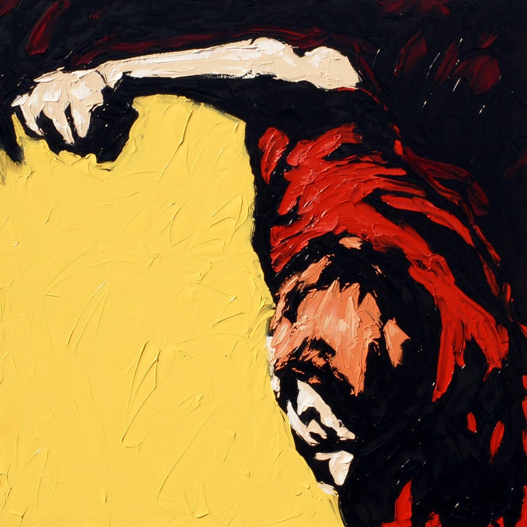 Bill Stone - GROUND AND POUND, Painting, Oil on Canvas For Sale at 1stDibs