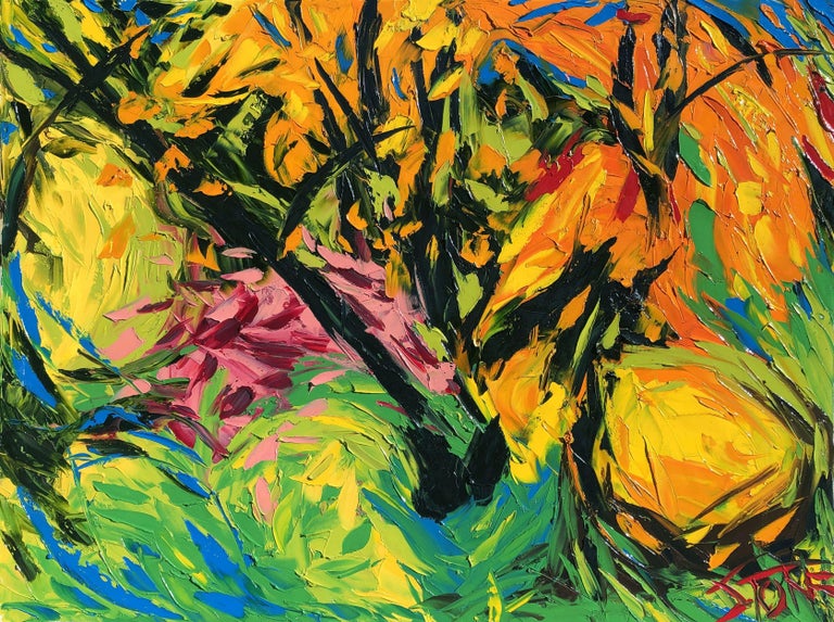Bill Stone - NICKI'S FALL, Painting, Oil on Canvas For Sale at 1stDibs