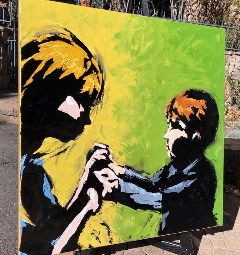 Bill Stone - SIBLINGS 6, Painting, Oil on Canvas For Sale at 1stDibs