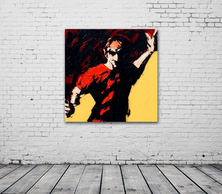 Bill Stone - SLAP IN THE FACE, Painting, Oil on Canvas For Sale at 1stDibs