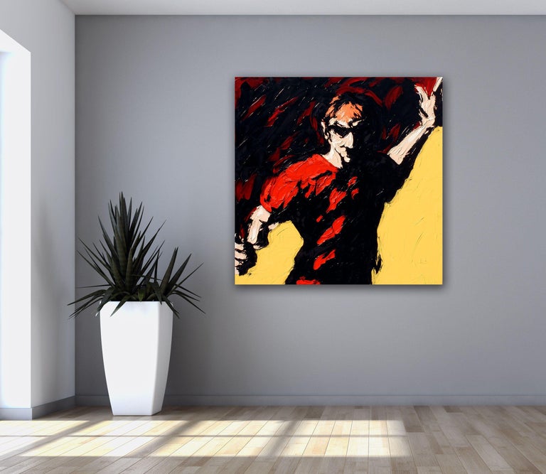 Bill Stone - SLAP IN THE FACE, Painting, Oil on Canvas For Sale at 1stDibs