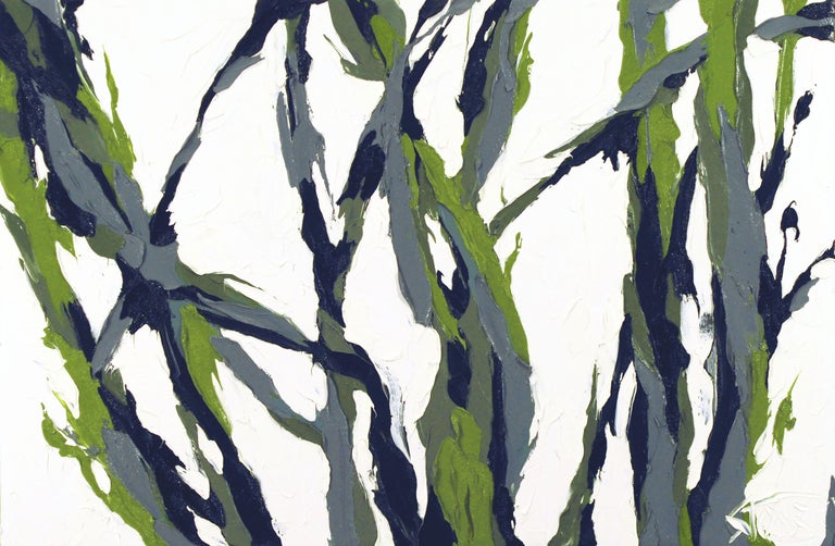 Bill Stone - WINTER GREEN, Painting, Oil on Canvas For Sale at 1stDibs