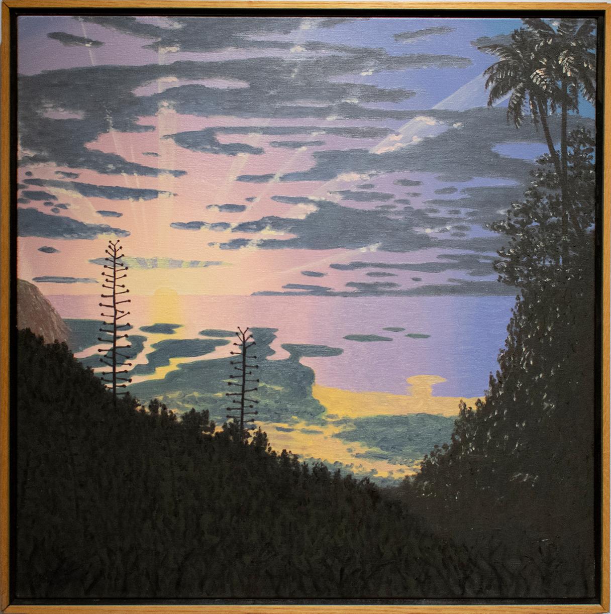 Bill Sullivan - Maracaibo Twilight (Colorful Venezuelan Landscape ...