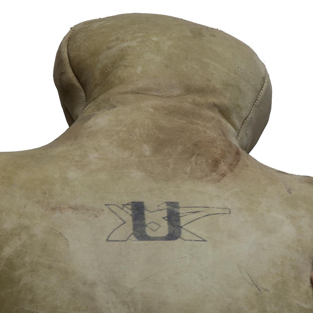 "Bill" The Leather Throwing Dummy at 1stDibs