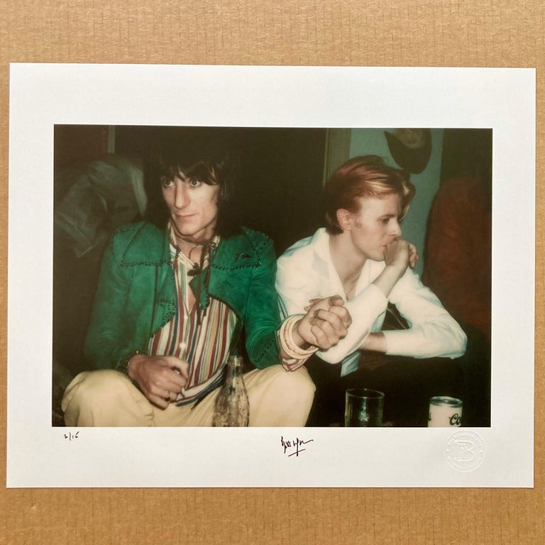 Bill Wyman - Ronnie Wood and David Bowie by Bill Wyman For Sale at 1stDibs