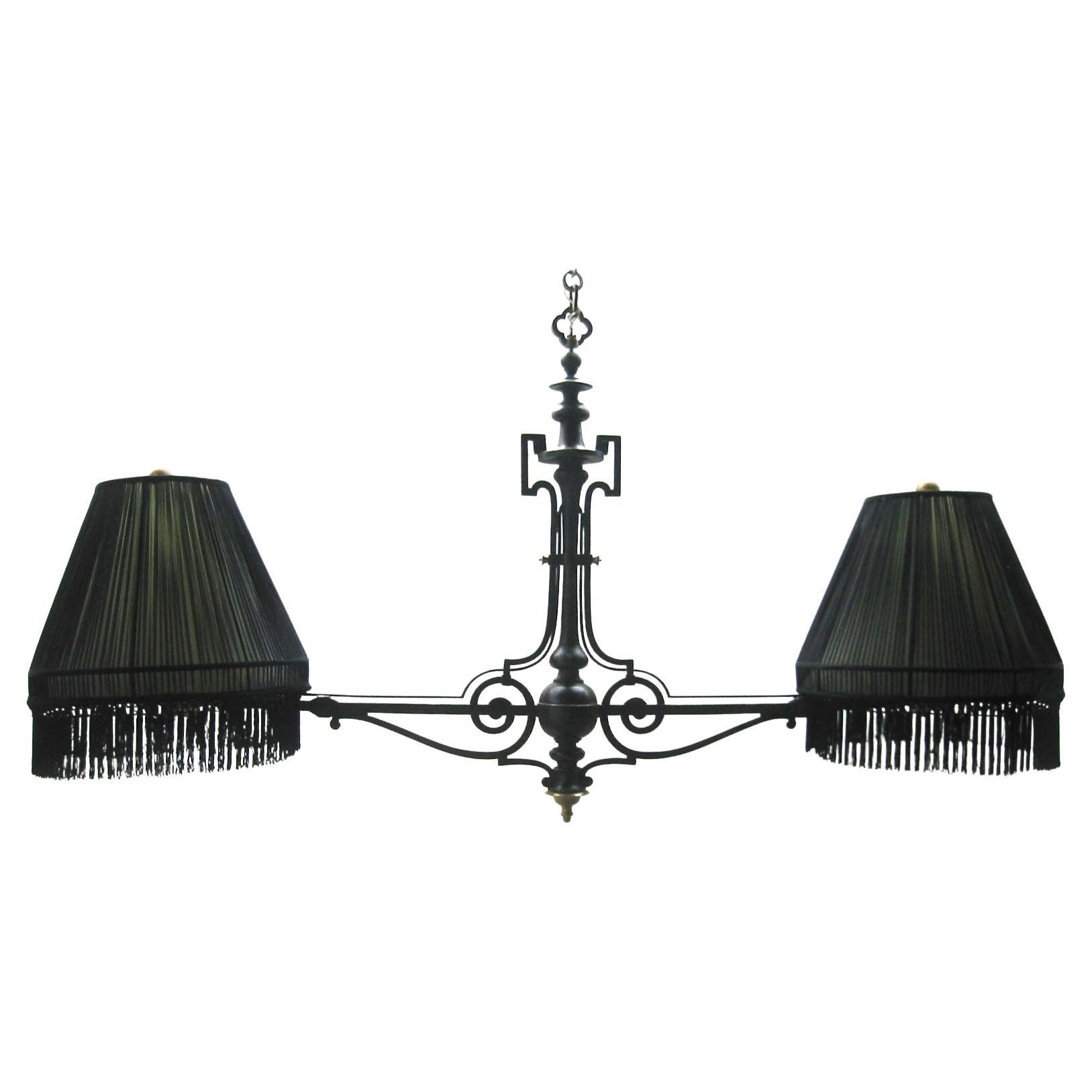 French Moderne Billiard Chandelier For Sale at 1stDibs