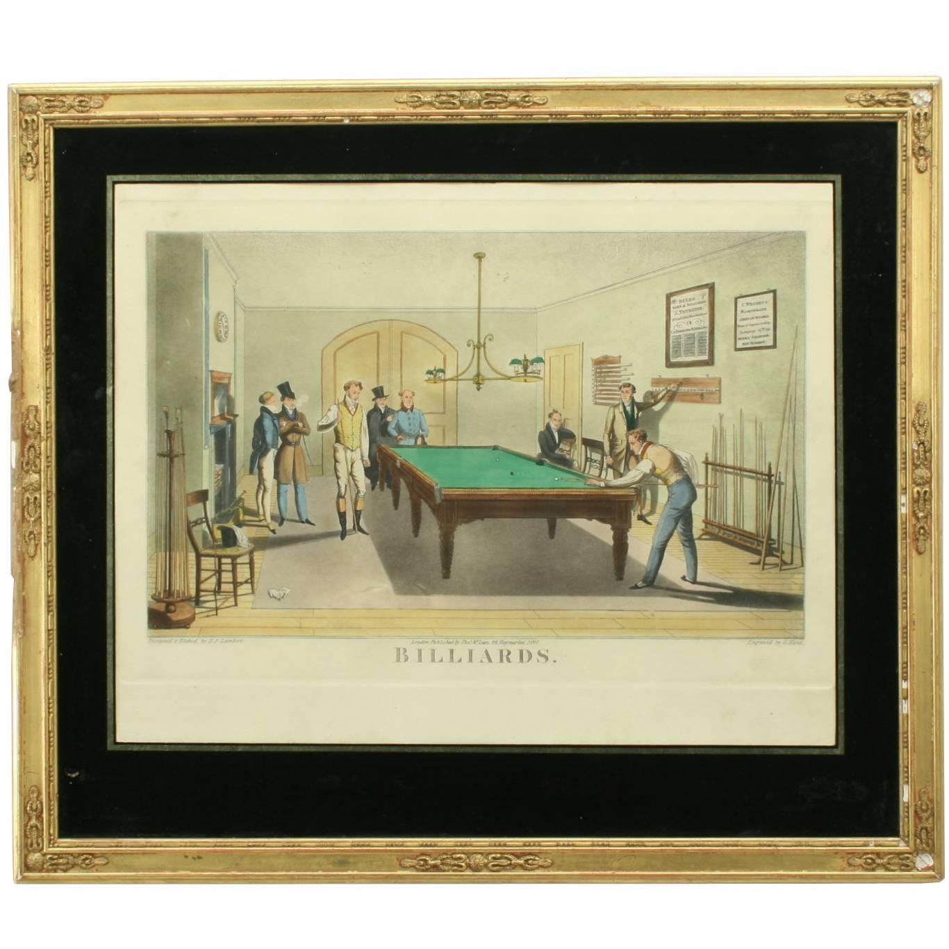 Billiards Engraving at 1stDibs | pool cue engraving