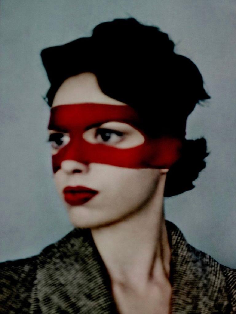 Billy & Hells - Red Portrait Color Photography on Dibond with Perspex ...