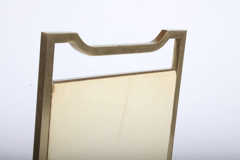 Billy Haines Style Mid-Century Modern Brass Desk Chair at 1stDibs ...