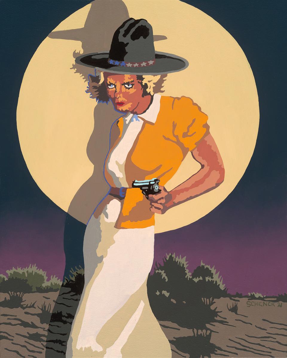 Danny Galieote - Boardwalk Beauty, Danny Galieote, Oil on Canvas, Pop ...