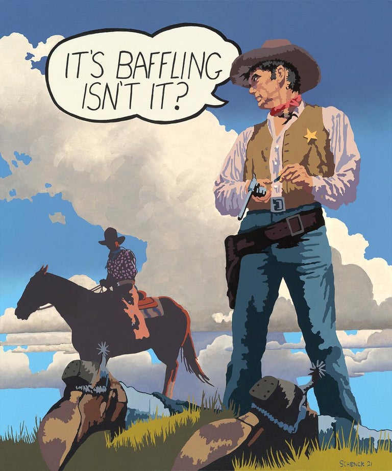 Billy Schenck - Isn't It Baffling, 2023_Billy Schenck_Oil/Canvas ...