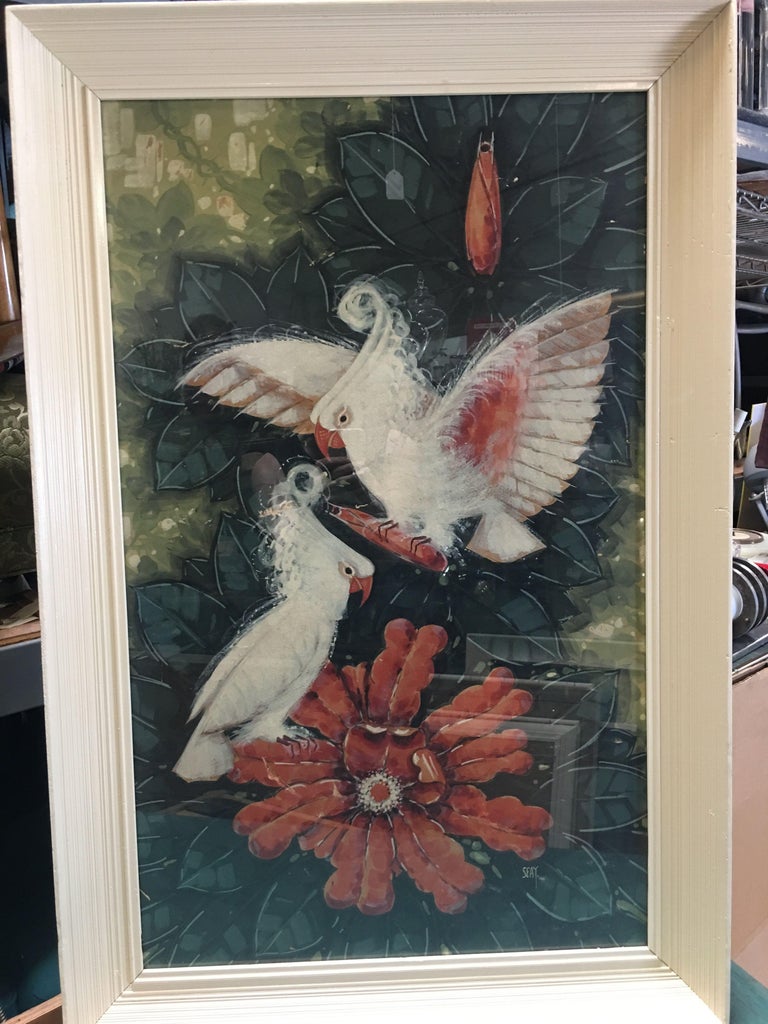 Billy Seay Airbrush Parrots in Original Art for Turner in Original ...