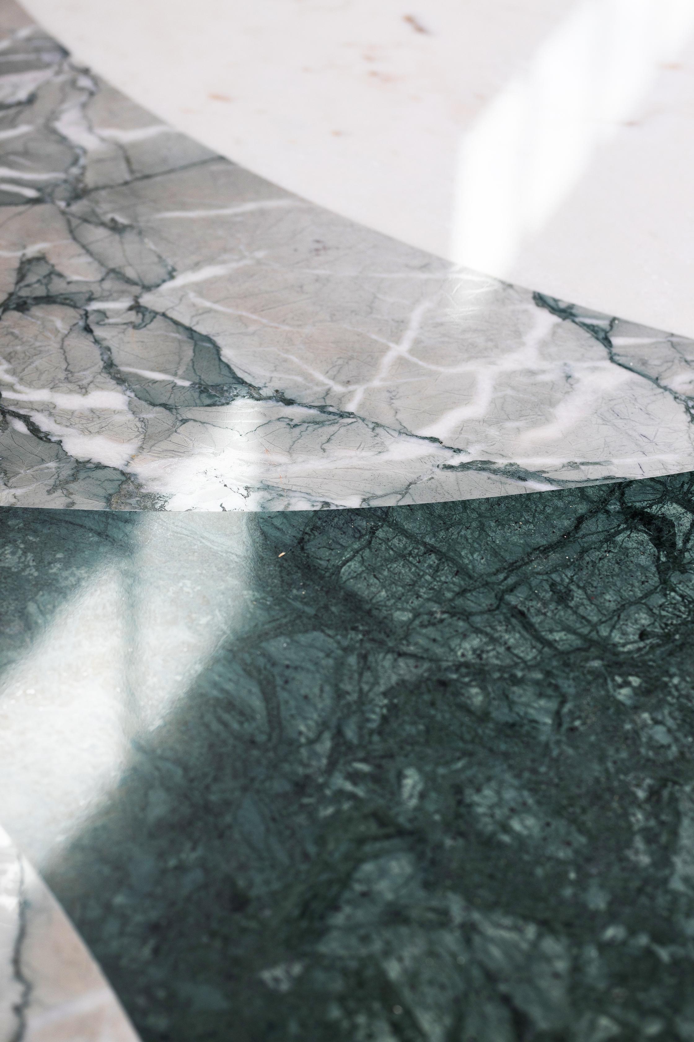 Modern Biloba Dining Table, Marble, 12-Seat, Handmade in Portugal by ...