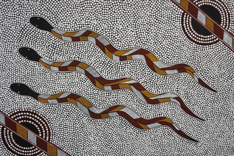 Australian Aboriginal Animal Art Snake