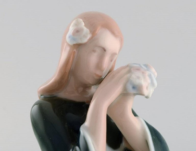 Bing and Grøndahl Porcelain Figure, "Ophelia", Model Number 2409 For ...