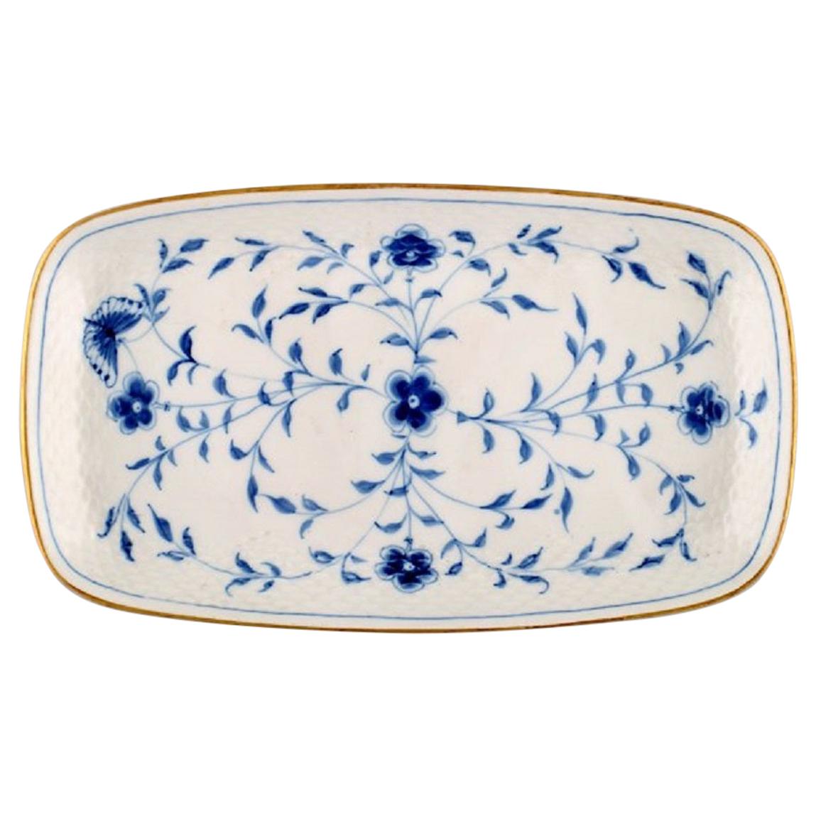 Bing and Grondahl / B&G, "Butterfly", Dish with Golden Border in ...