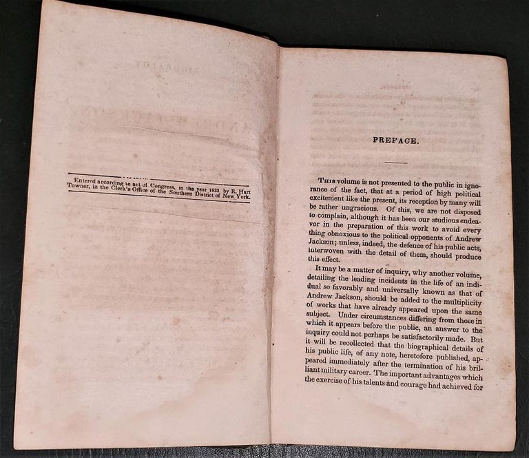 Biography of Andrew Jackson by Goodwin, 1852 For Sale at 1stDibs