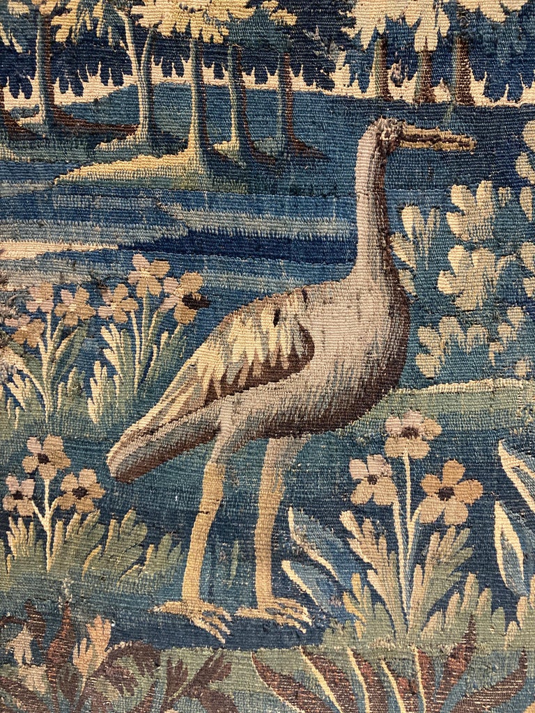 Biombo / tríptico / cuadro formado por tres fragmentos de tapiz de ...