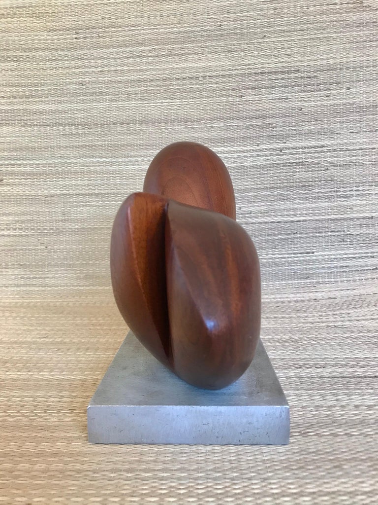 Biomorphic Carved Wood Sculpture in the Style of Arp For Sale at 1stDibs