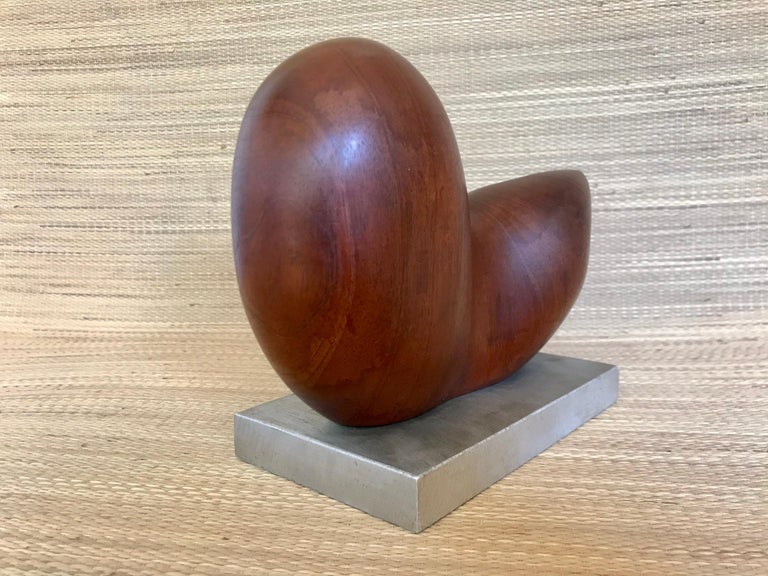 Biomorphic Carved Wood Sculpture in the Style of Arp For Sale at 1stDibs