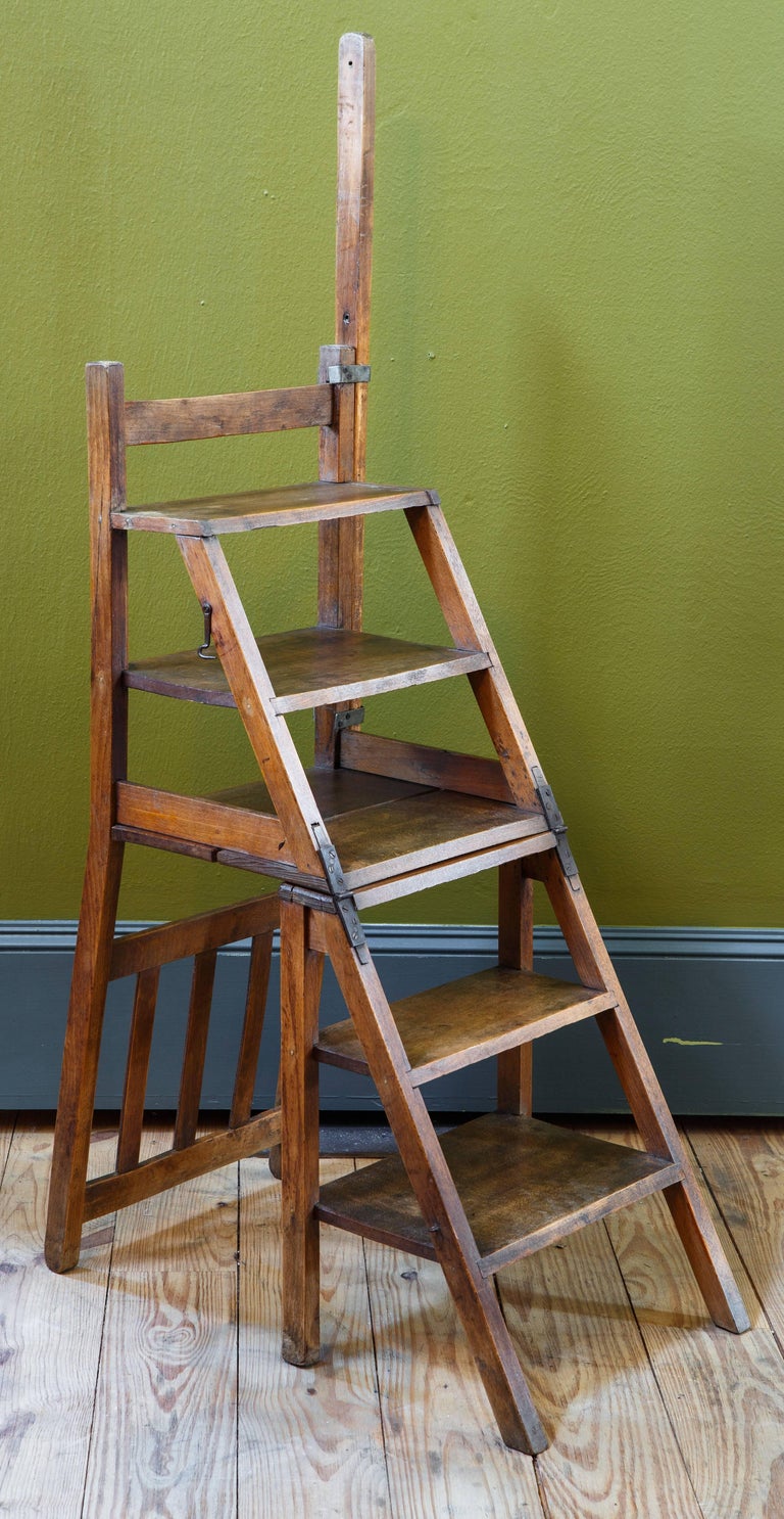 Biomorphic Library Chair Ladder at 1stDibs