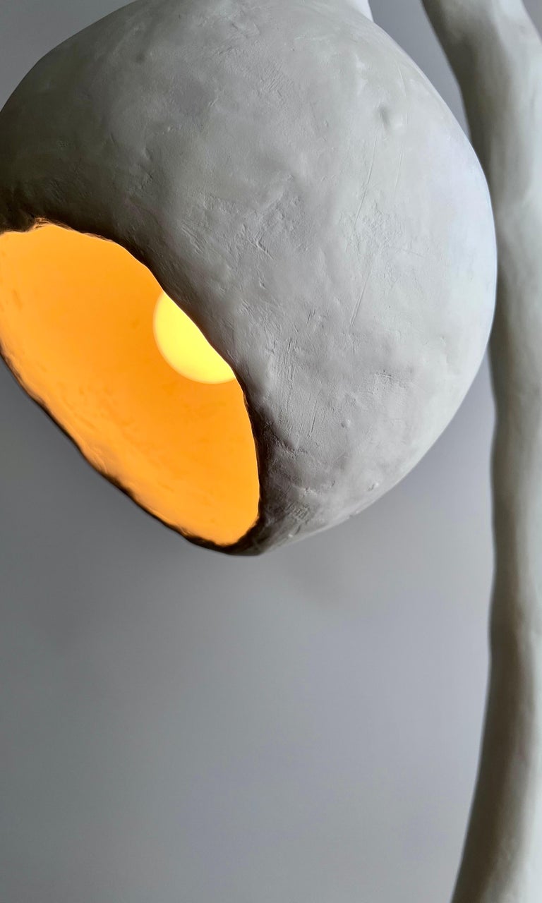 Biomorphic Line by Studio Chora, Custom Floor Lamp, Stone, Made-To ...