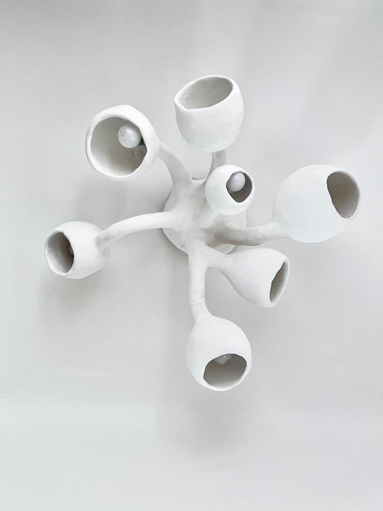 Biomorphic Line by Studio Chora, Custom Light Fixture, Stone, Made-To ...