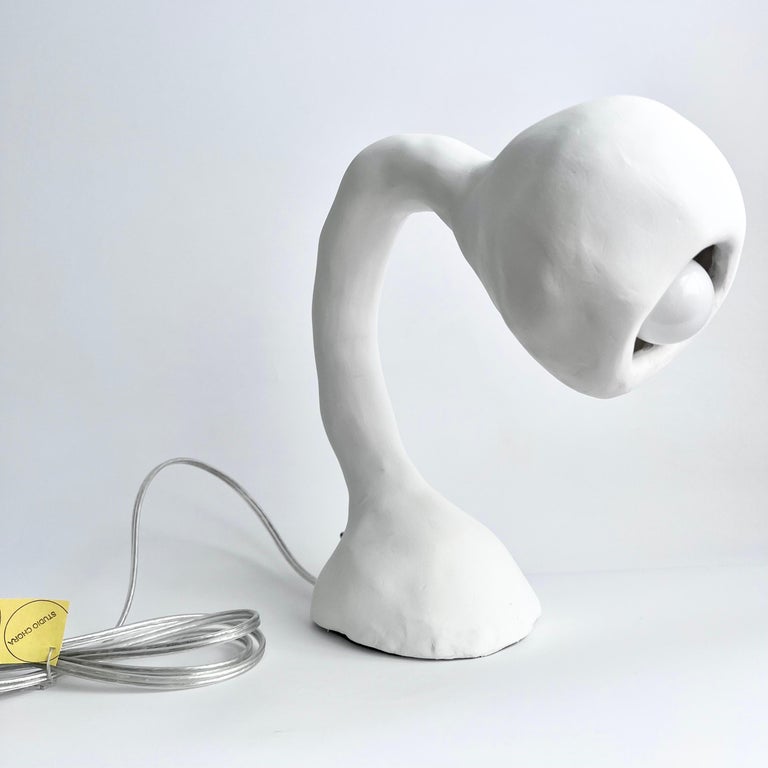 Biomorphic Line by Studio Chora, Table Lamp, White Limestone, In Stock ...