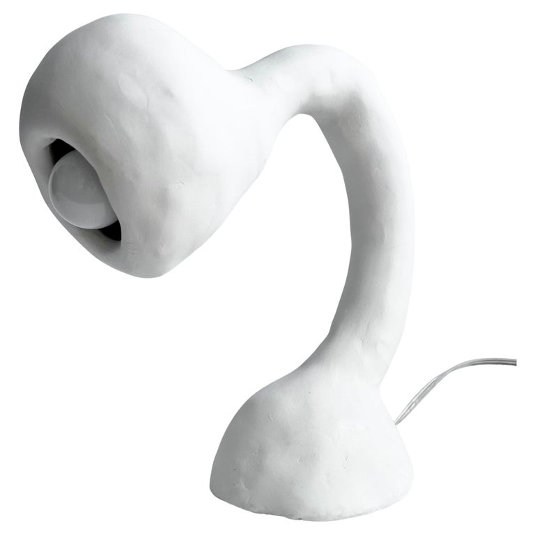 Biomorphic Line by Studio Chora, Table Lamp, White Limestone, In Stock ...