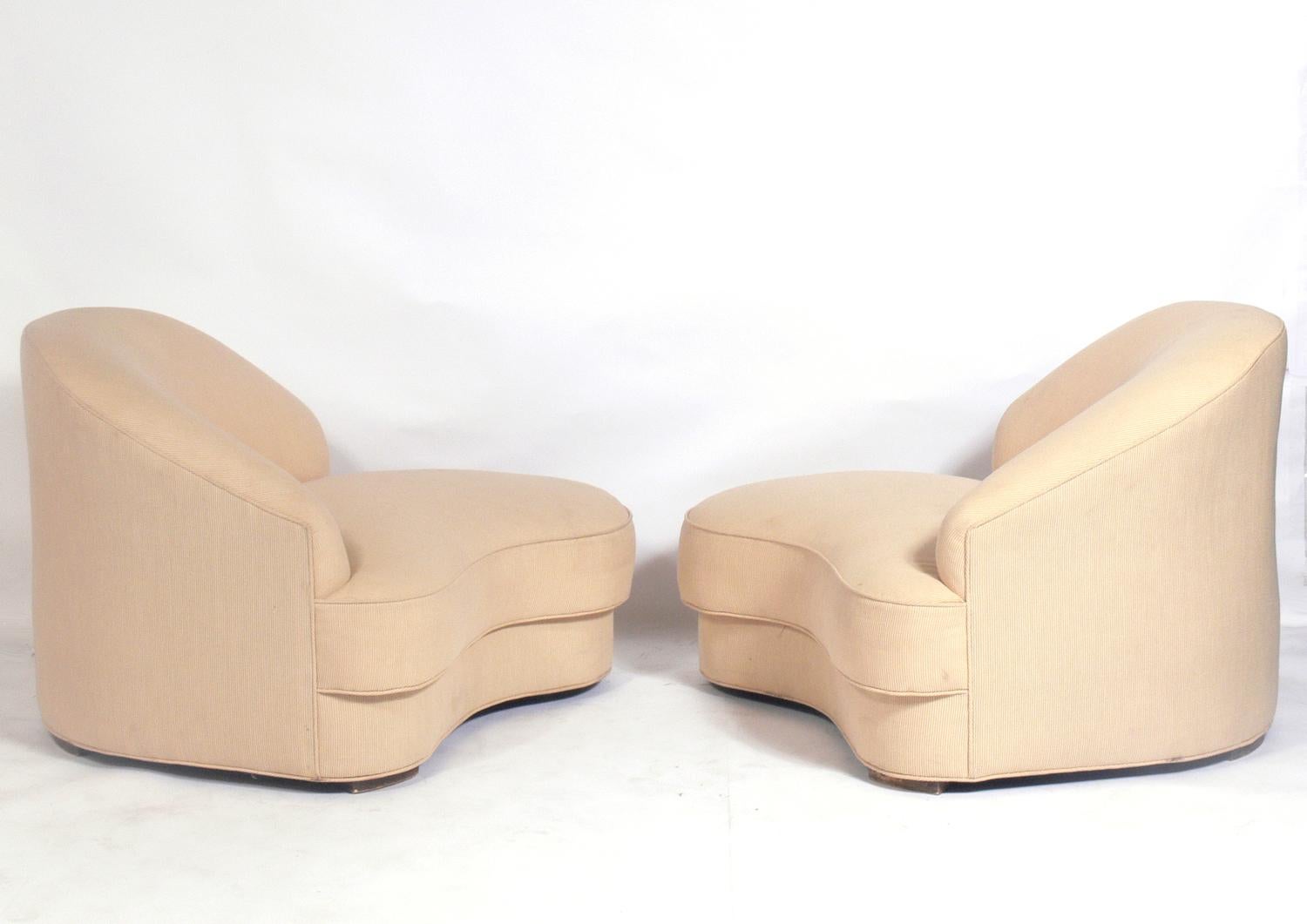 Biomorphic Lounge Chairs at 1stDibs