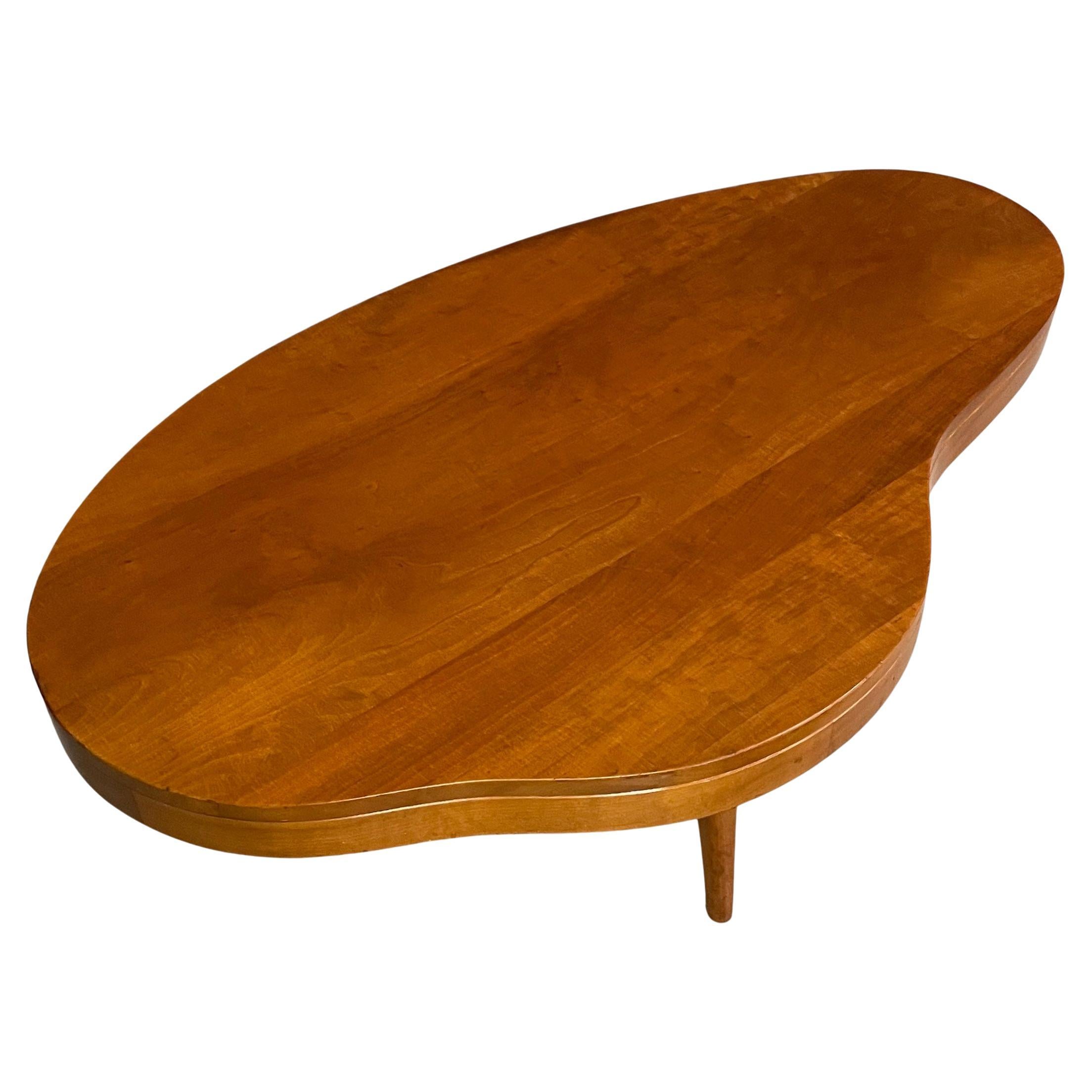 Arne Vodder Asymmetric Coffee Table in Teak Produced in Denmark Mid ...