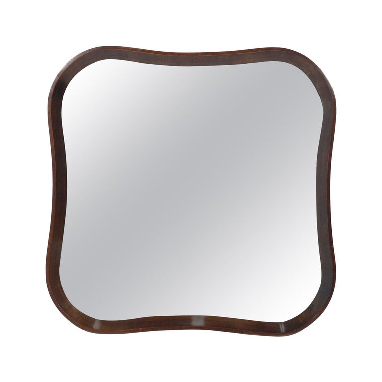 Biomorphic Mirror by Gilbert Rohde at 1stDibs