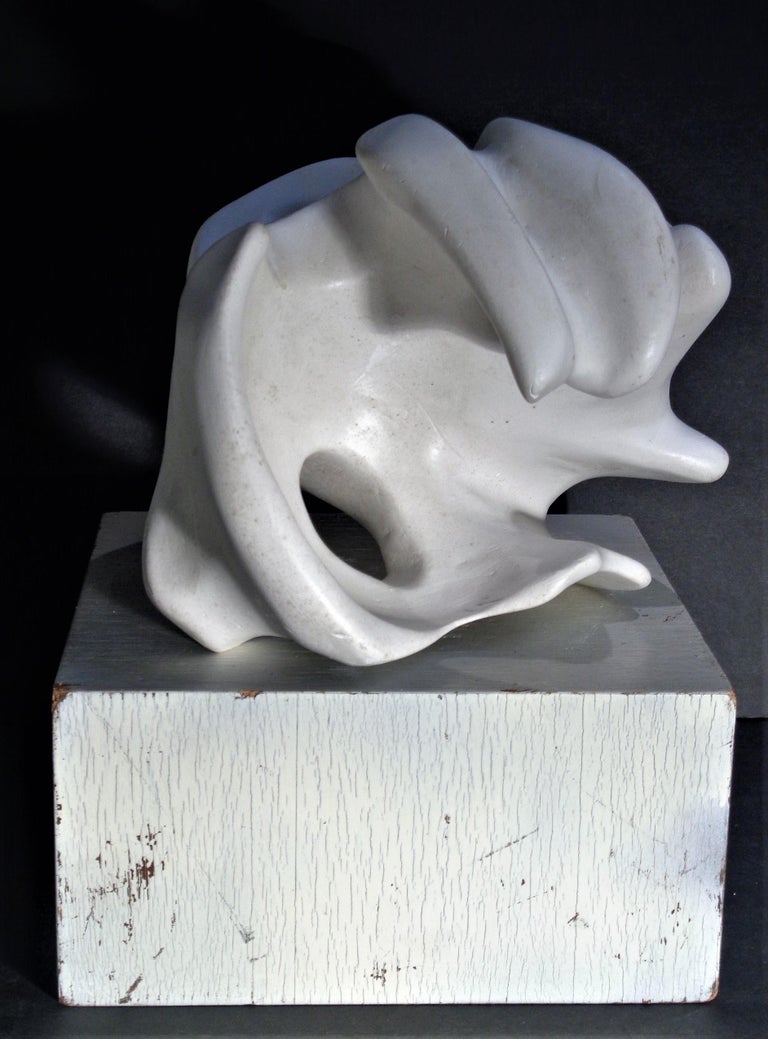 Biomorphic Plaster Sculpture style of Jean Arp For Sale at 1stDibs