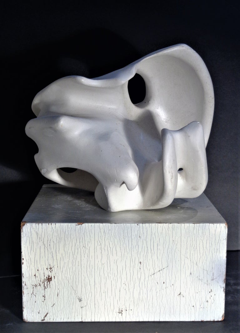 Biomorphic Plaster Sculpture style of Jean Arp For Sale at 1stDibs