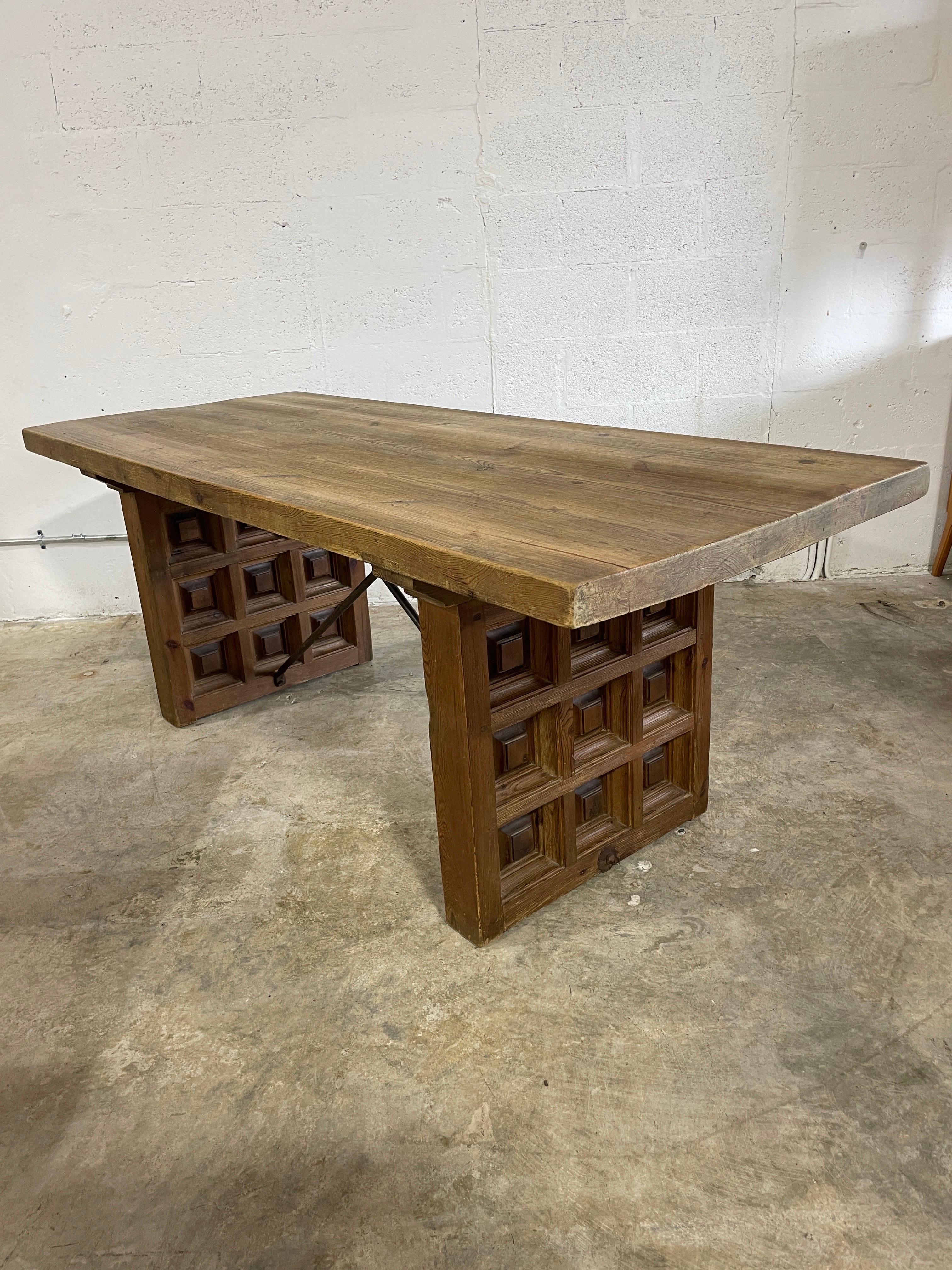 Biosca Spanish Mid Century Brutaist Dining Table at 1stDibs | spanish ...