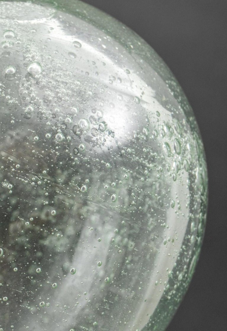Biot French Bubble Glass Decanter Bottle For Sale at 1stDibs
