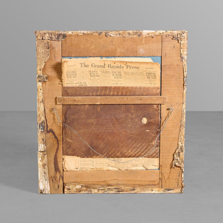 Birch Bark Framed Mirror For Sale at 1stDibs