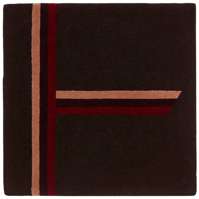 Color Wheel Tapestry or Carpet Yellow Base Blue Red Tibetan Wool ...