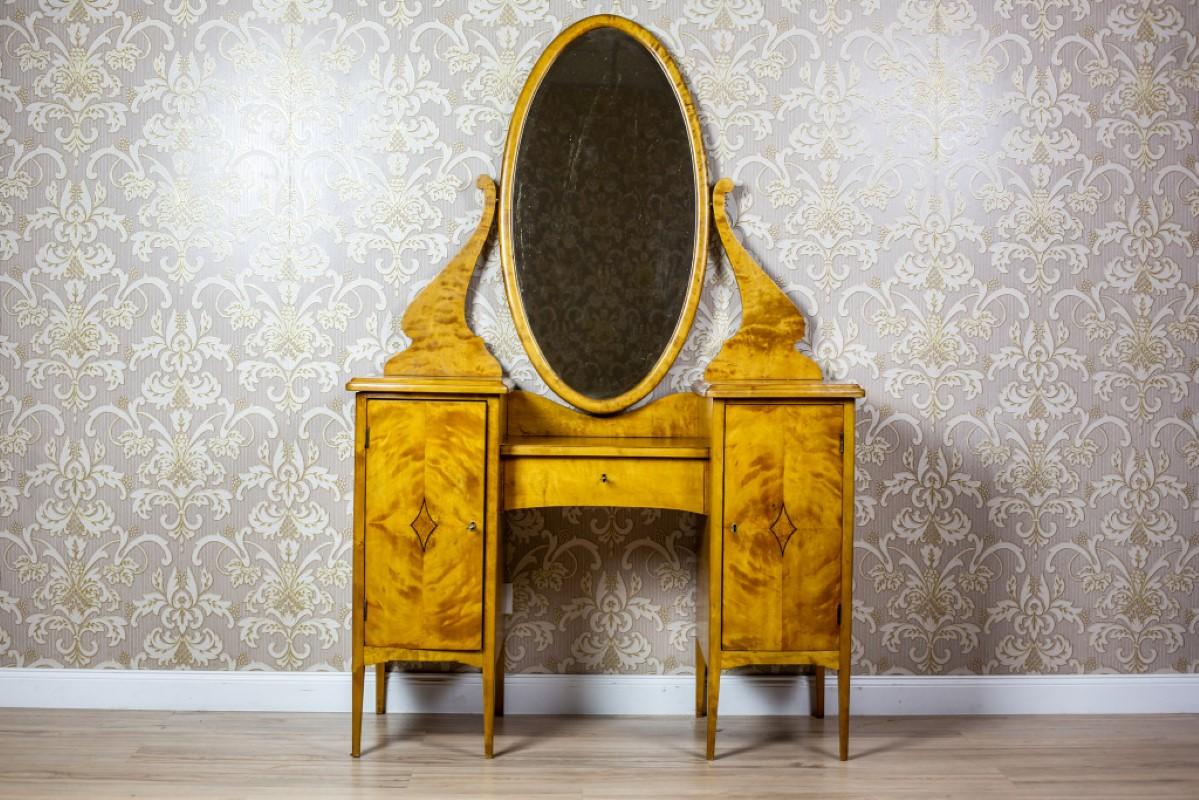 Birch Vanity Table, circa 1920 at 1stDibs | 1920s vanity with mirror ...