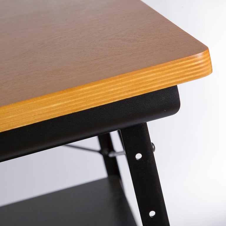 Birch Veneer Herman Miller Eames Desk Unit at 1stDibs