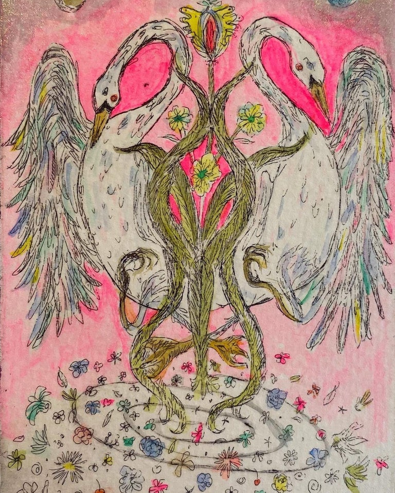 Birdie Hall - Double Swan Dream For Sale at 1stDibs