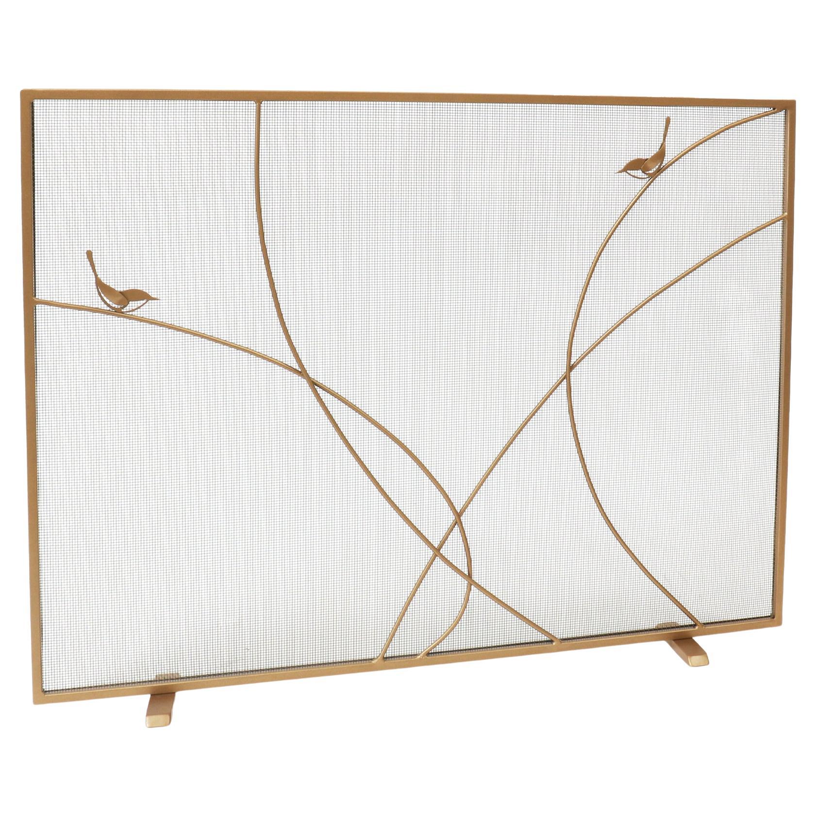 A Rare Anglo-Japanese Fire Screen designed by E W Godwin With Kissing ...