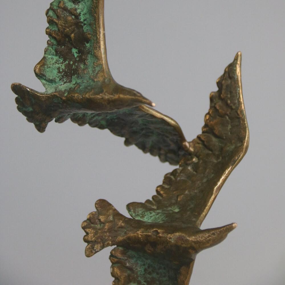 Birds in flight - Bronz and stone by Curtis Jere ca 1960 For Sale at ...