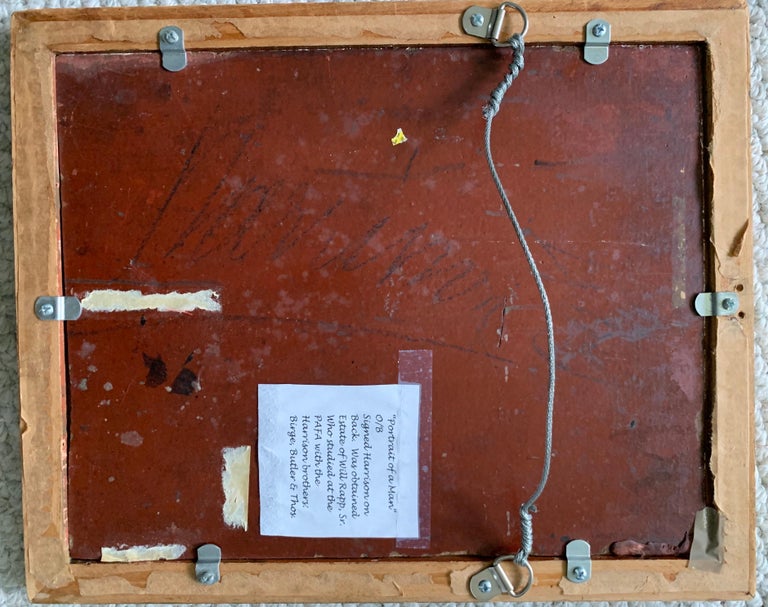 Birge Harrison - Male Portrait (William Rapp) For Sale at 1stDibs