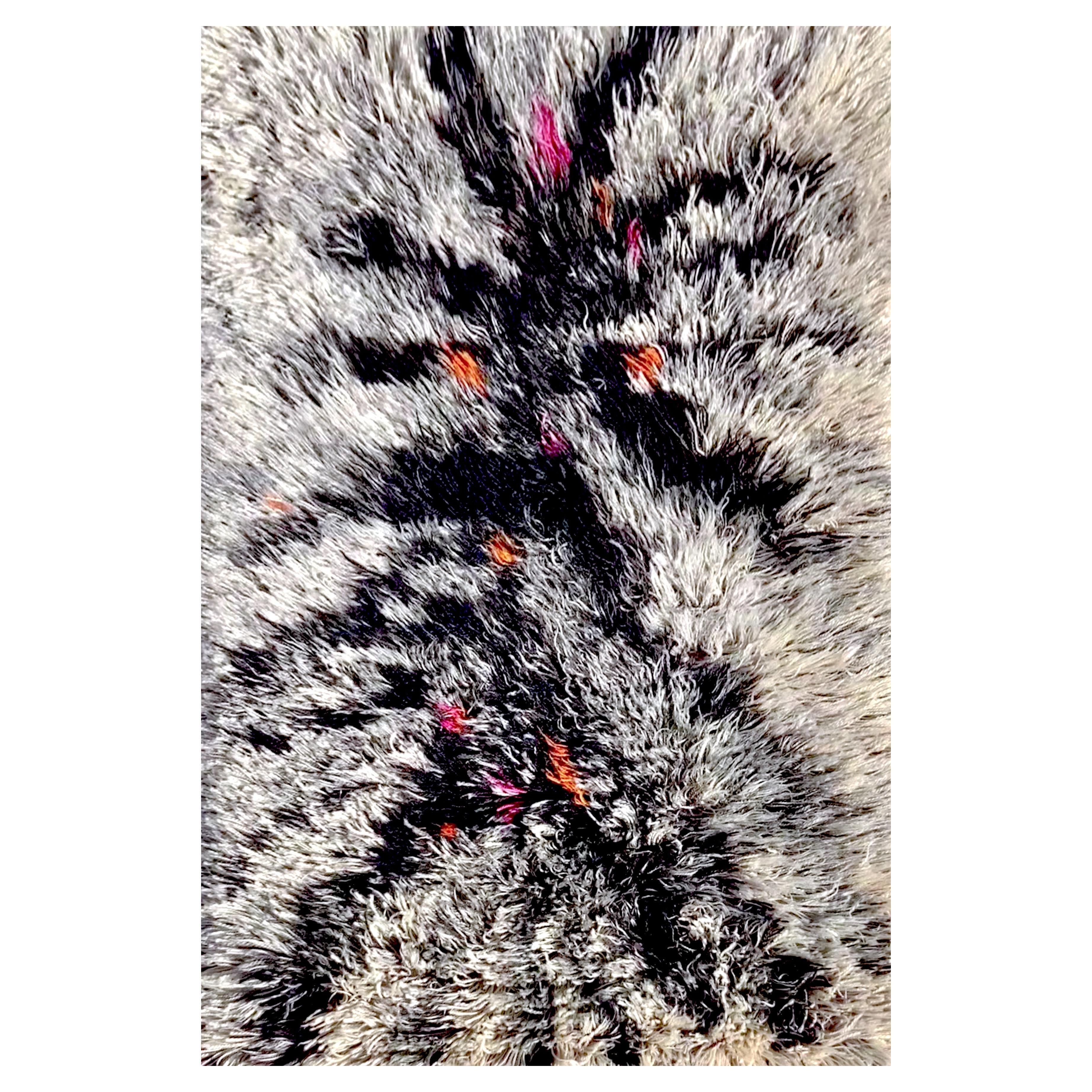 Ritva Puotila, Early and Rare Wool Rya Wall Hanging Rug, Scandinavian ...