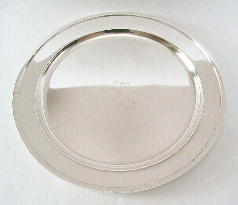 Birks, Antique Sterling Silver Serving Tray, Canada 'Montreal', Circa ...